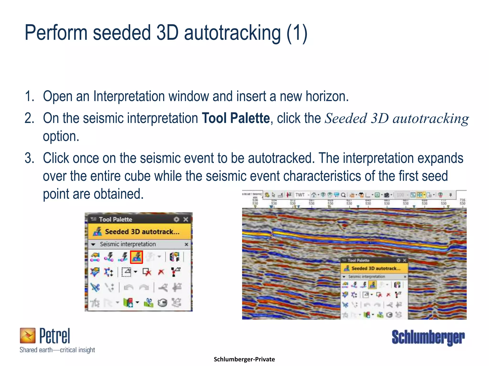 Petrel F 5 horizon interpretation 2018 v1.0 | PPTX