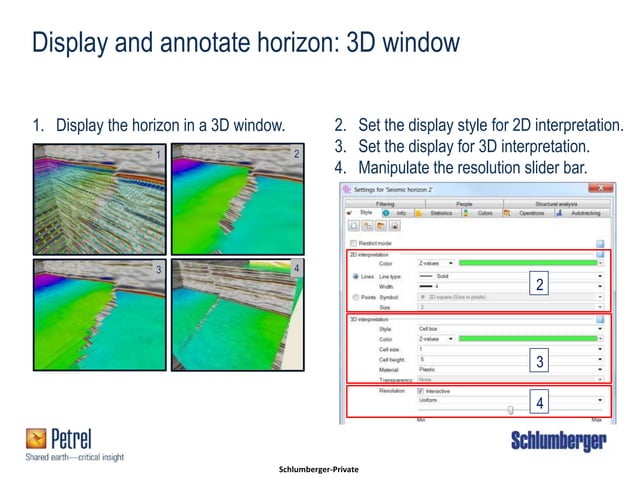 Petrel F 5 horizon interpretation 2018 v1.0 | PPTX