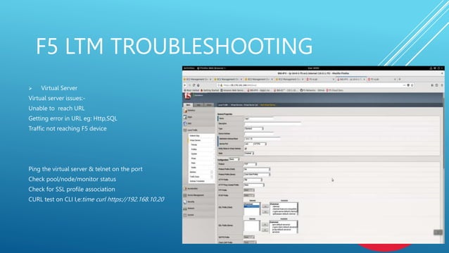 F5 LTM TROUBLESHOOTING Guide latest.pptx | Computer Networking | Computing