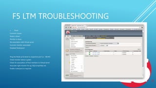 F5 LTM TROUBLESHOOTING Guide latest.pptx