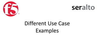 F5 Monitoring System (On Premise & Cloud Solution) | PPTX | Information ...