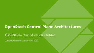 Control Plane Architectures: Design Solutions | PPT