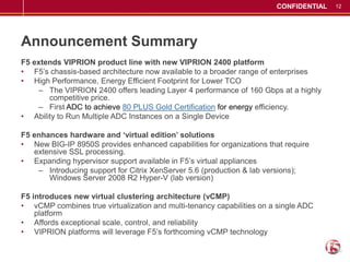 VIPRION 2400 and vCMP | PPTX