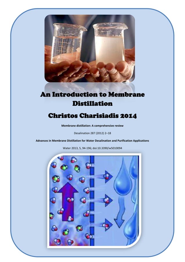 An Introduction to Membrane Distillation | PDF | Chemistry | Science