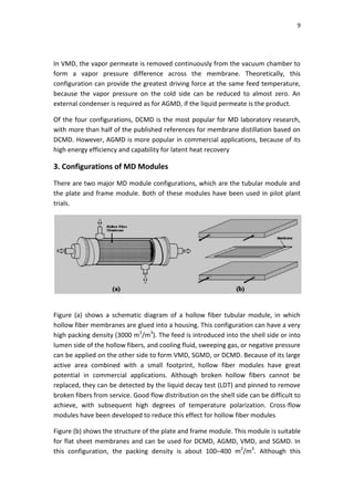 An Introduction to Membrane Distillation | PDF