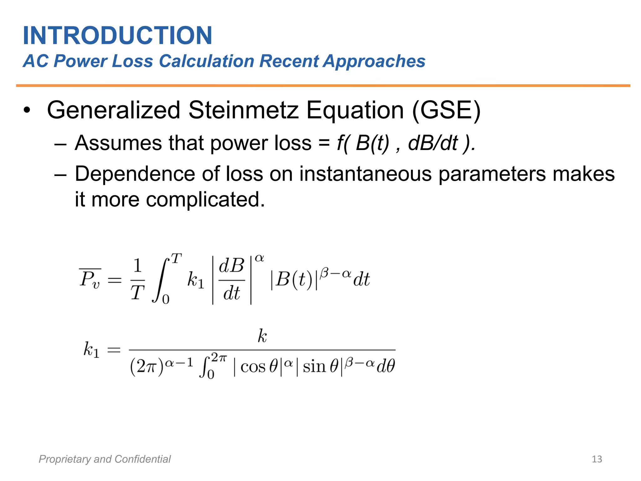 Study of AC Power Loss of High Frequency Gapped Inductors | PDF