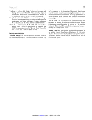 Clarifying the Relational Ties of Belonging 2014 knapp smith sprinkle | PDF