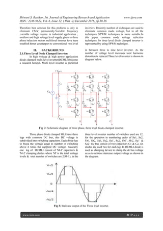 Common Mode Voltage Control in Three Level Diode Clamped Inverter | PDF