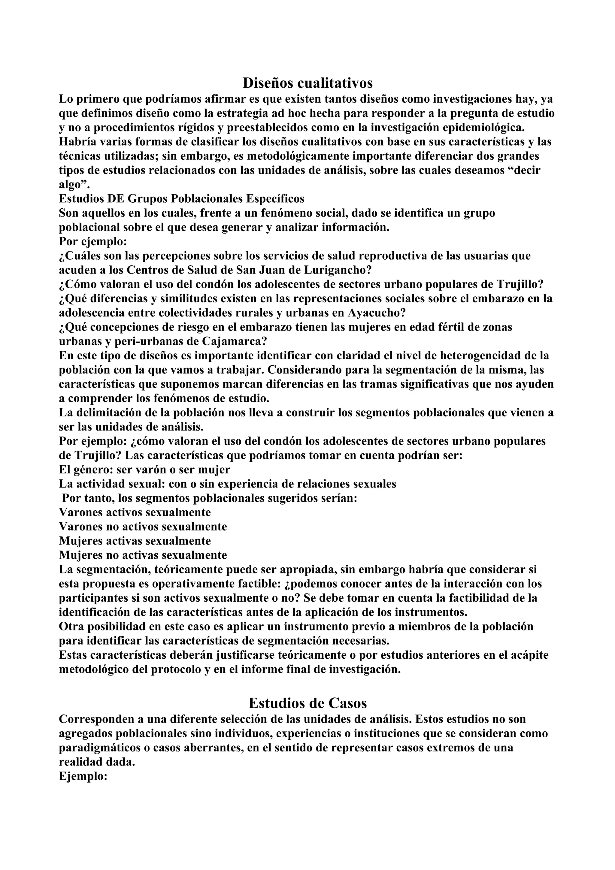 Fundamentos y metodología de la investigación cualitativa l.c | DOC