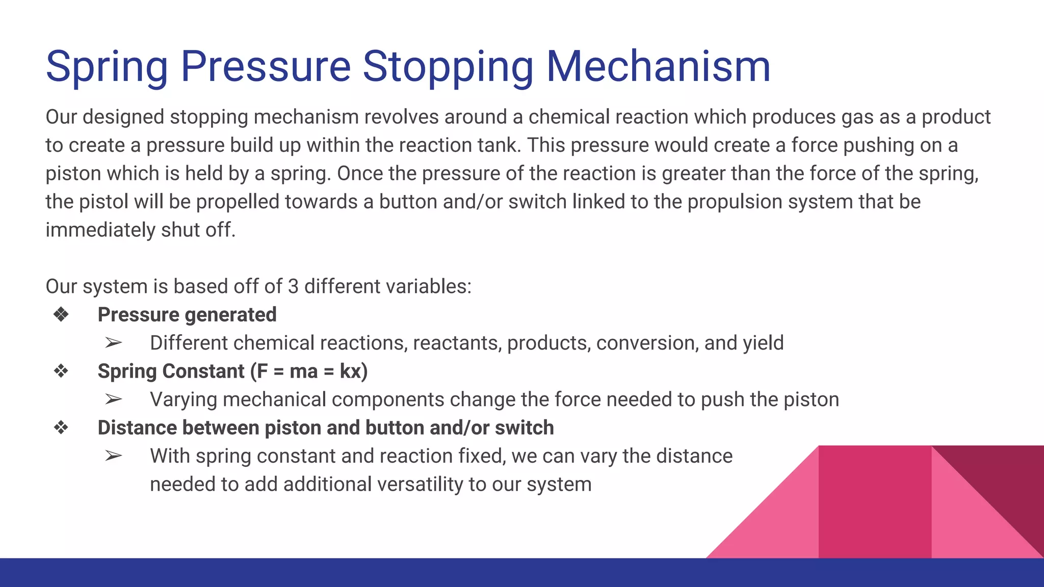 CHEM-E CAR FALL 2015 (Spring) | PDF