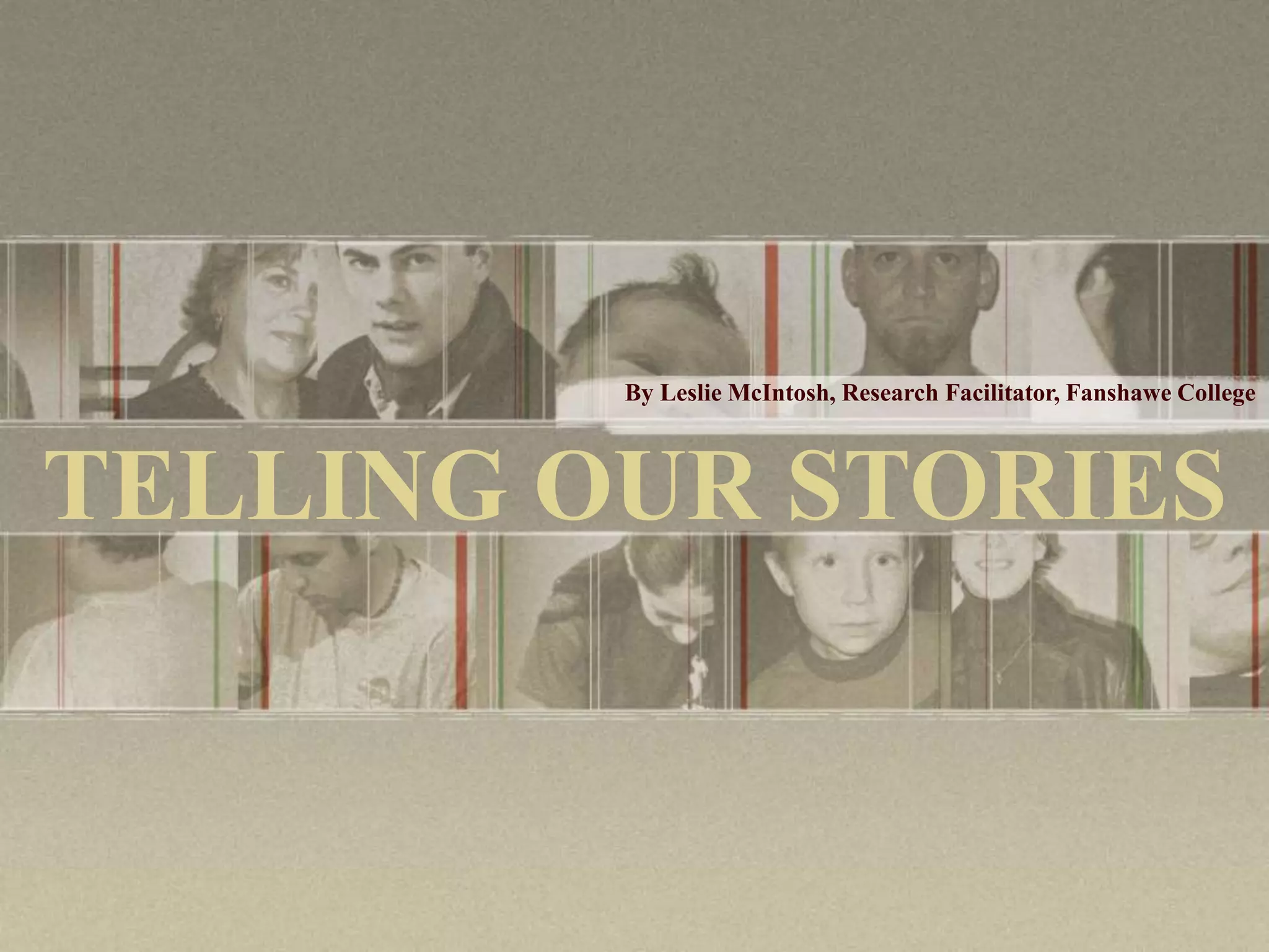 Telling Our Stories 5Mar14 | PPT