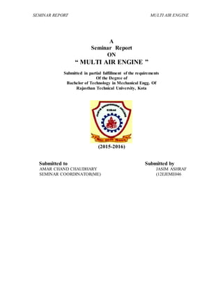 MULTI AIR ENGINE[ jasim2 | PDF