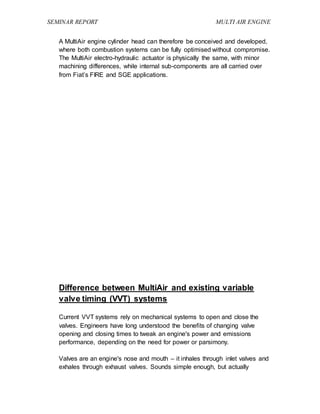 MULTI AIR ENGINE[ jasim2 | PDF