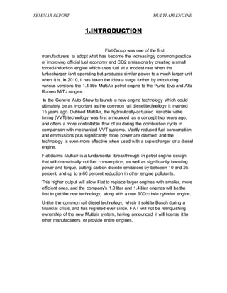 MULTI AIR ENGINE[ jasim2 | PDF