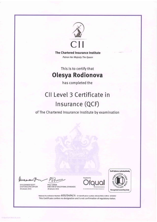 CII QCF Level.PDF