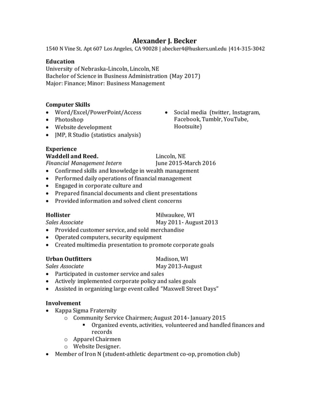 Alex Resume | PDF