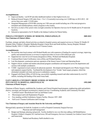 WAW - Exc CV May 9 | DOC | Healthcare Industry | Industries