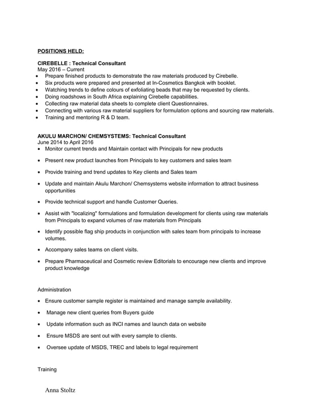 Anna CV February 2017 | DOC