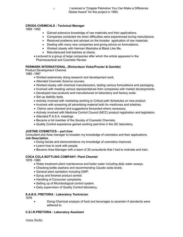 Anna CV February 2017 | DOC