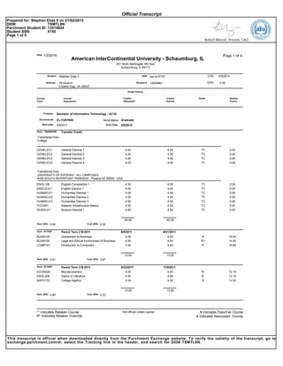 school transcript | PDF