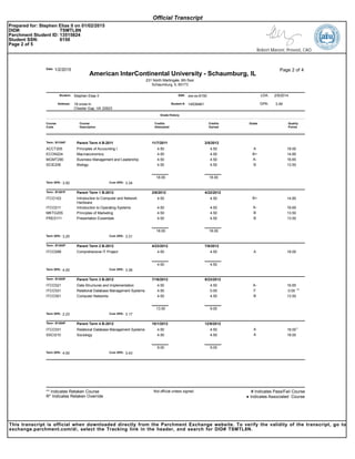 school transcript | PDF
