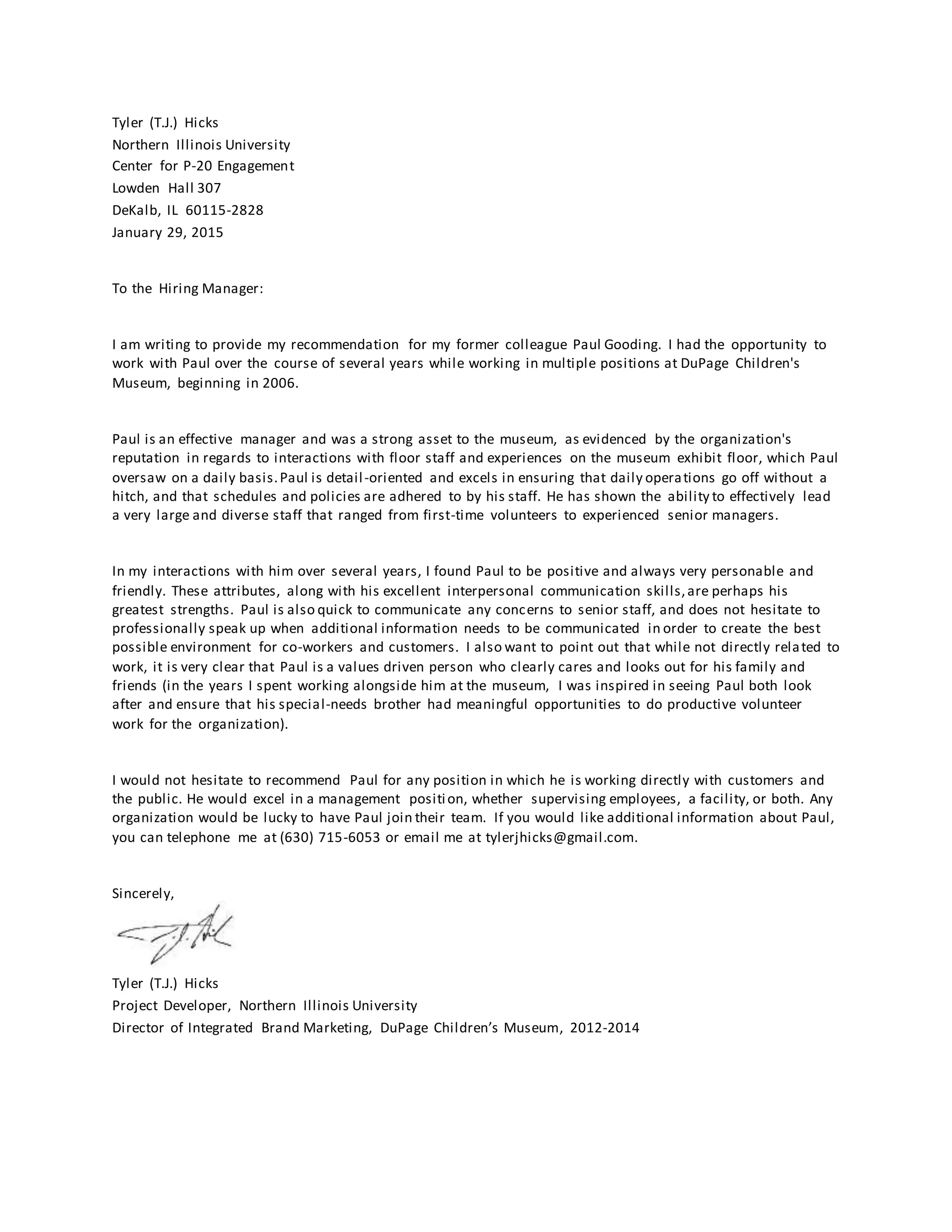 Paul Gooding Reference Letter- TJHicks | DOCX
