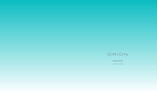 The Orion-E Brochure | PPT