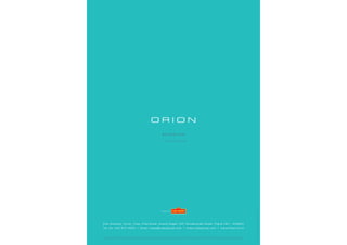 The Orion-E Brochure | PPT