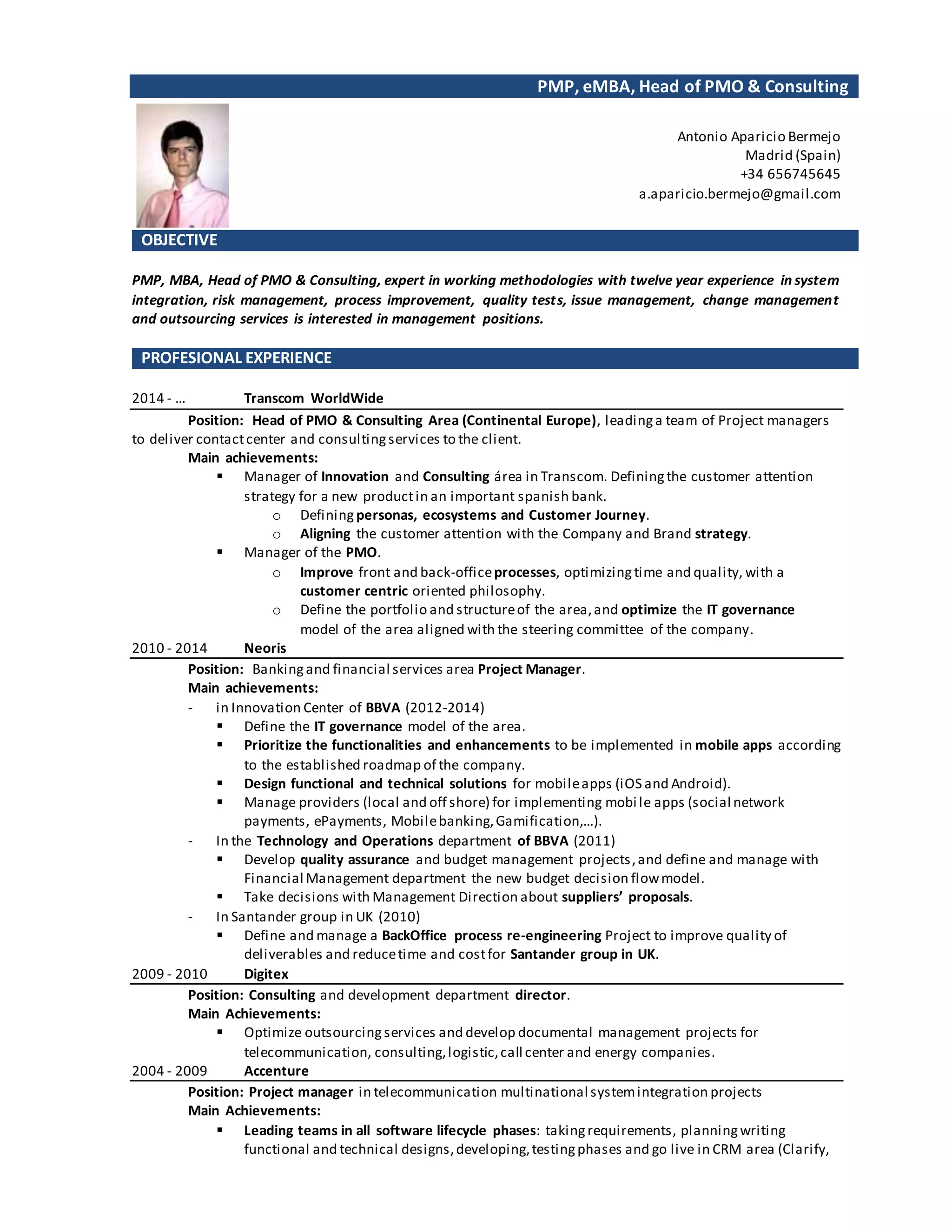 cv Antonio Aparicio_ENG_v2016 | DOCX