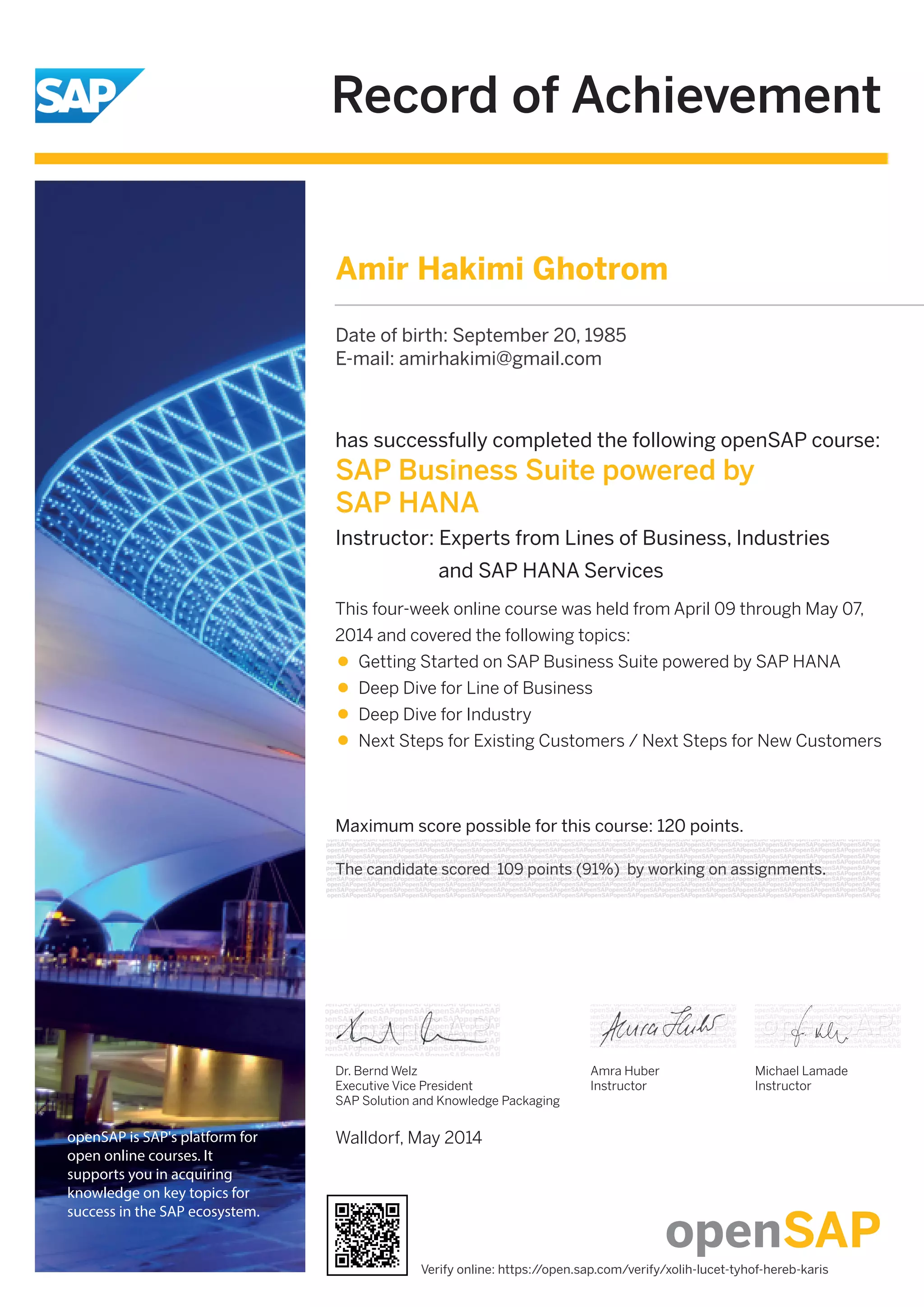 suitehana1-RecordOfAchievement | PDF