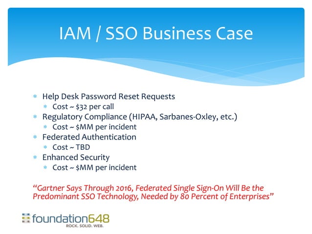 Solving Single-Sign-On | PPT