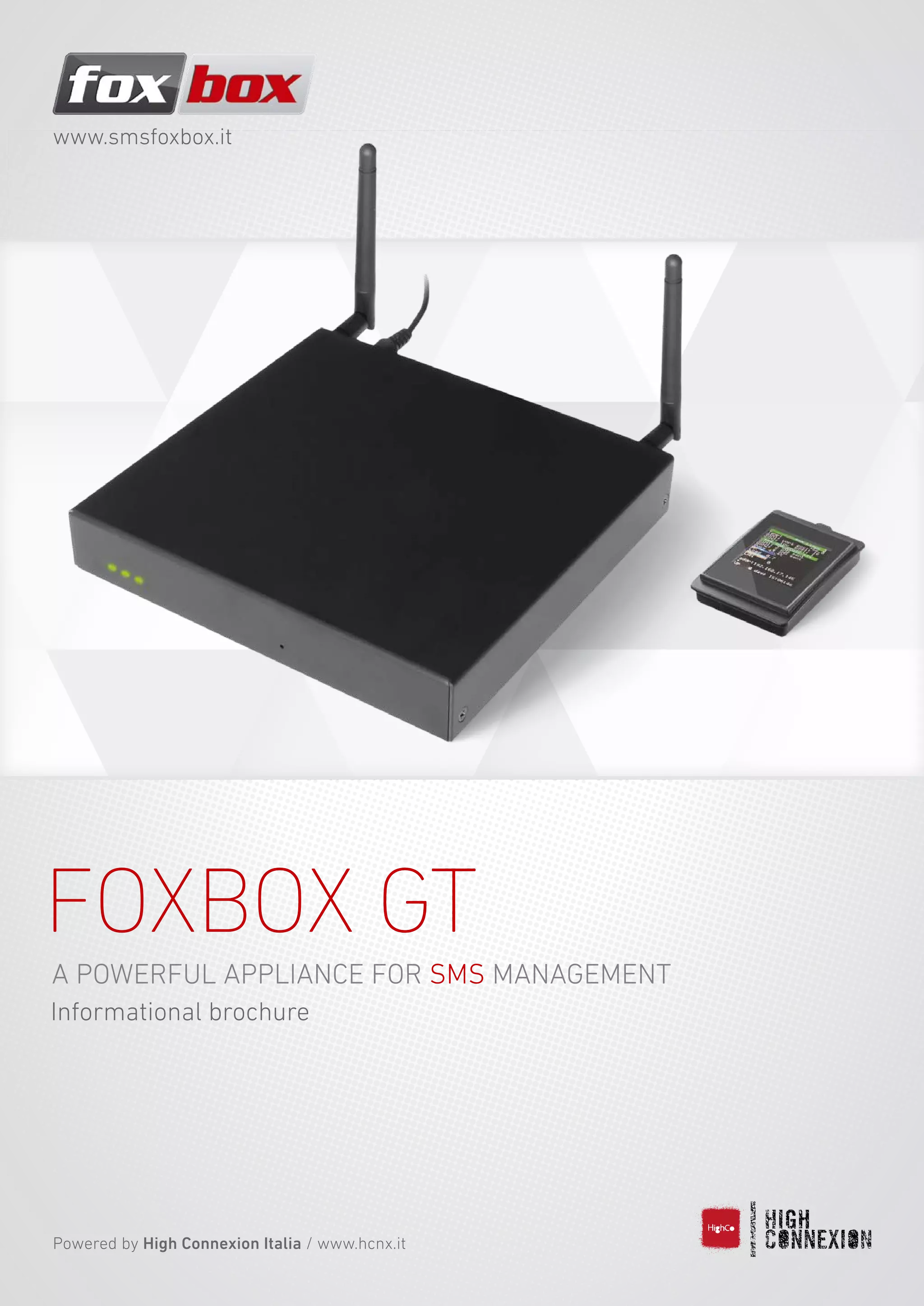 FoxBox_GT_info_brochure HCNX | PDF