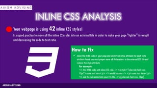 SEO OPTIMIZATION ANALYSIS | PDF | Web Design and HTML | Internet