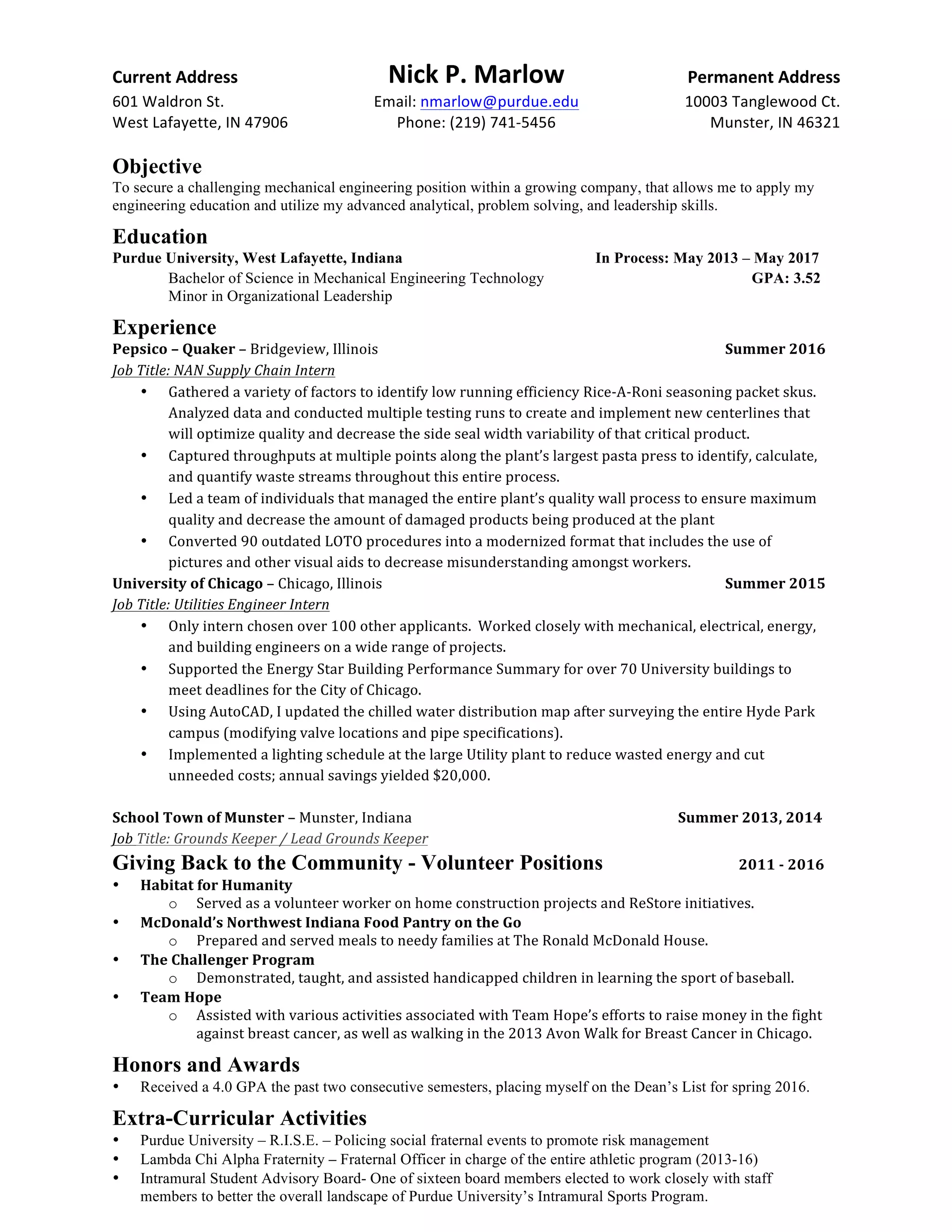 Resume-Nick Marlow | PDF