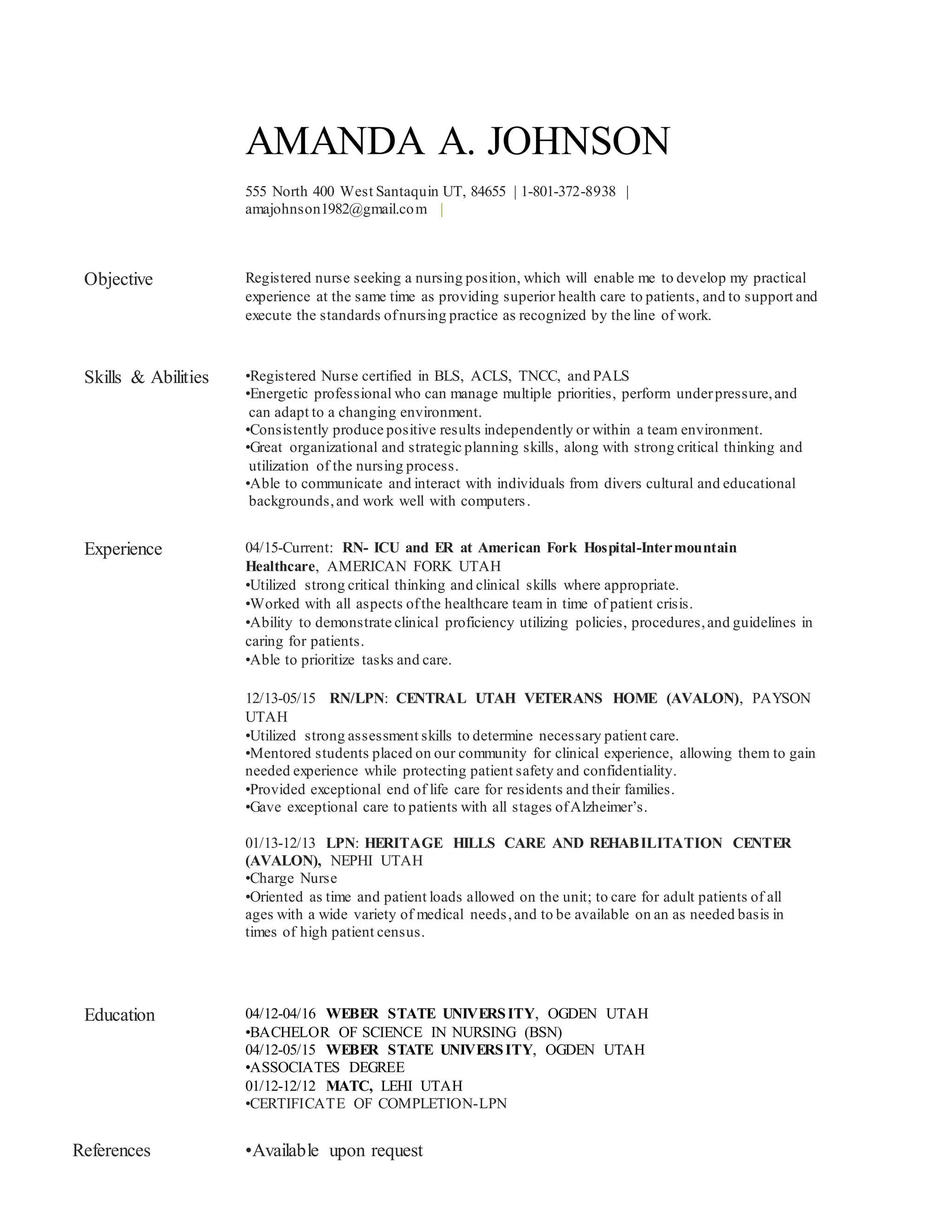 RESUME-AMANDA JOHNSON | DOCX