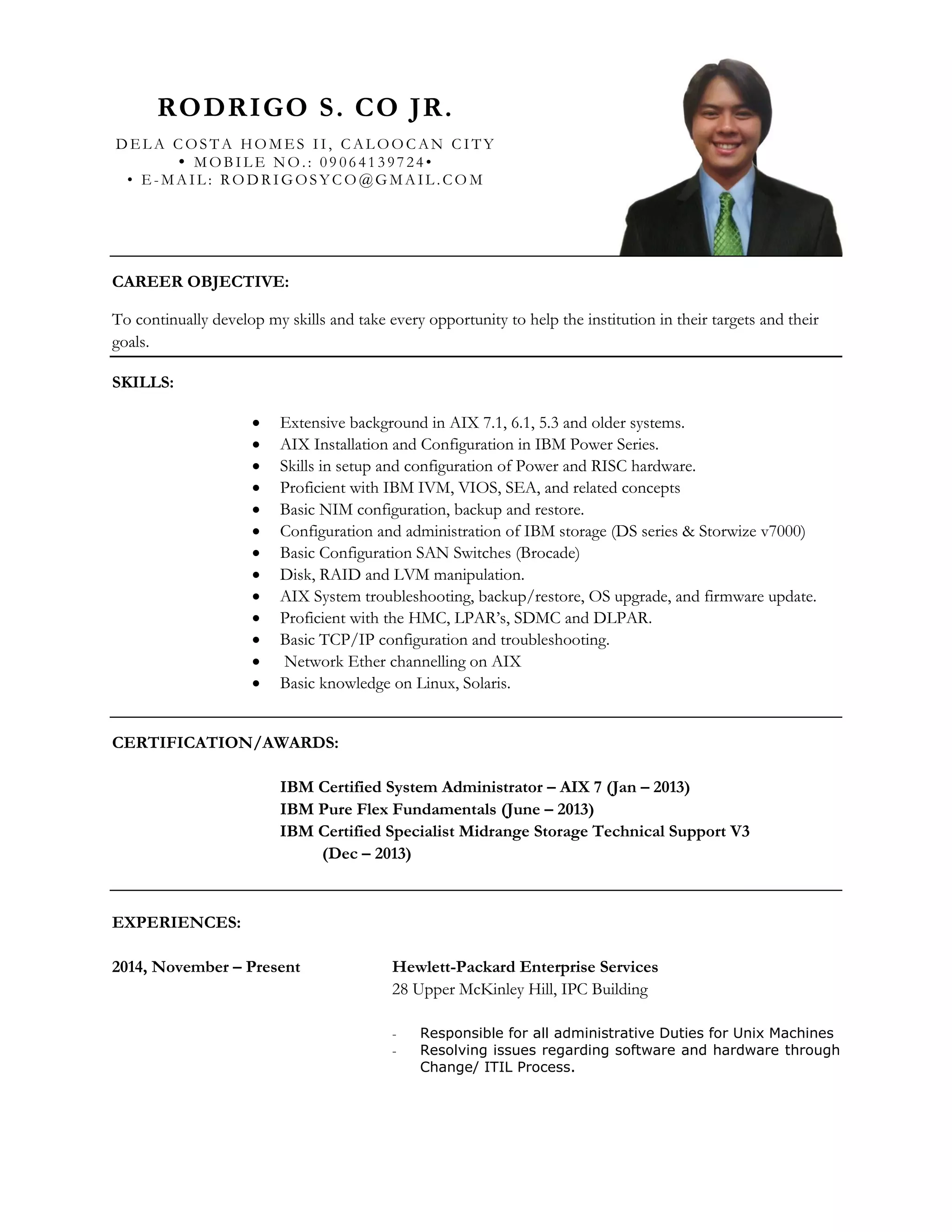 Rodrigo Co (CV) | PDF