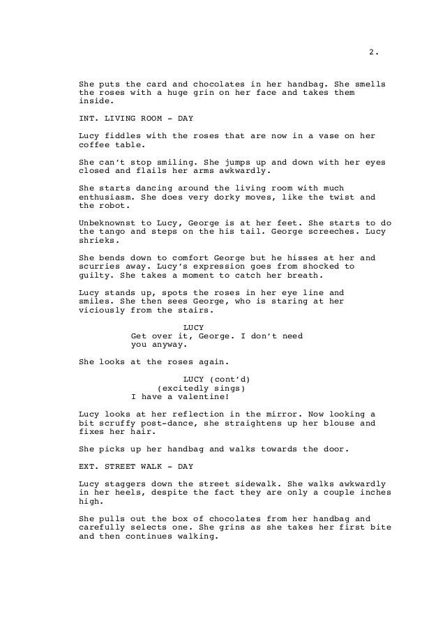 Animated Short Story Script Animated Short Story Script