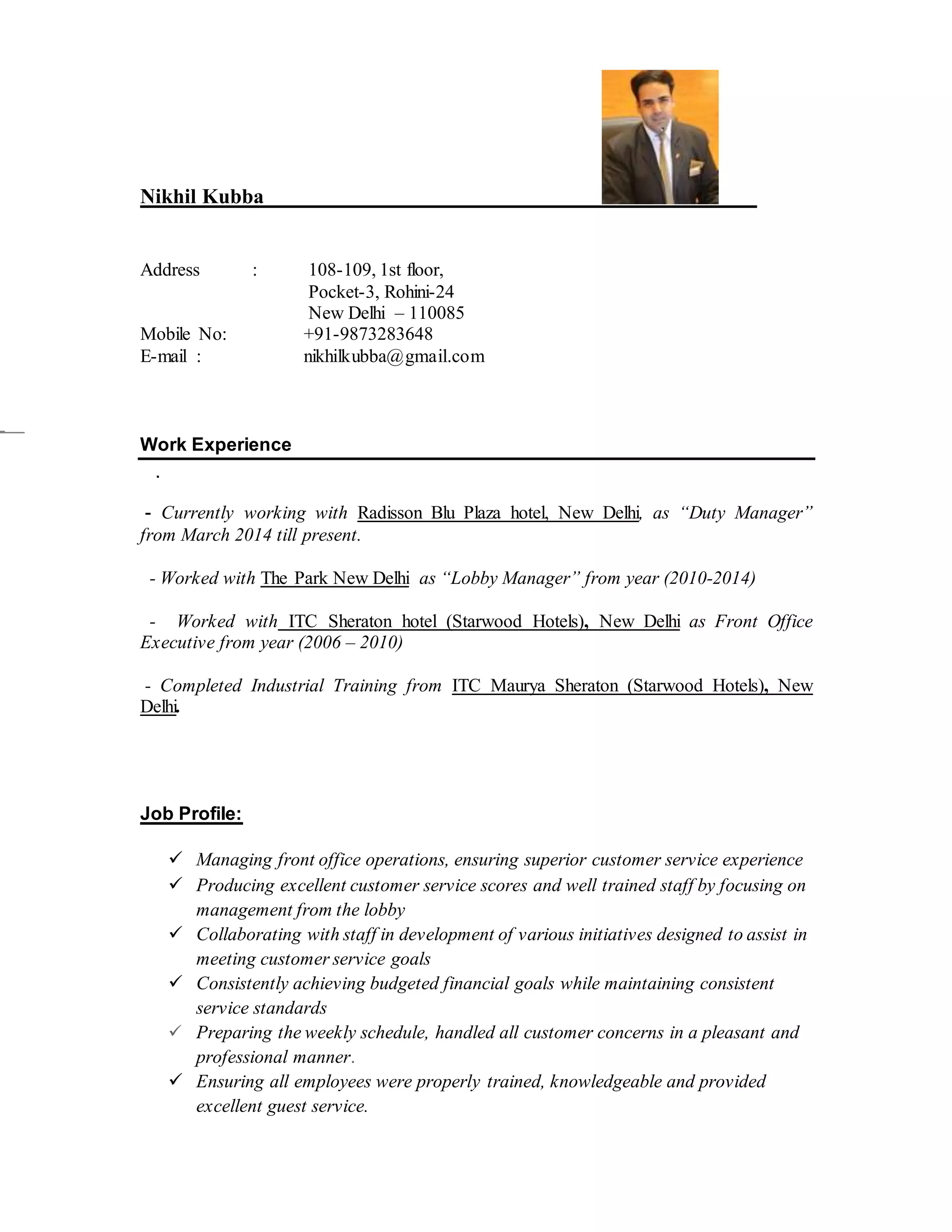 Nikhil Kubba-Resume | DOCX