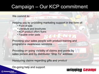 Winning Team KCP presentation | PPT | Sales and Promotions | Shopping