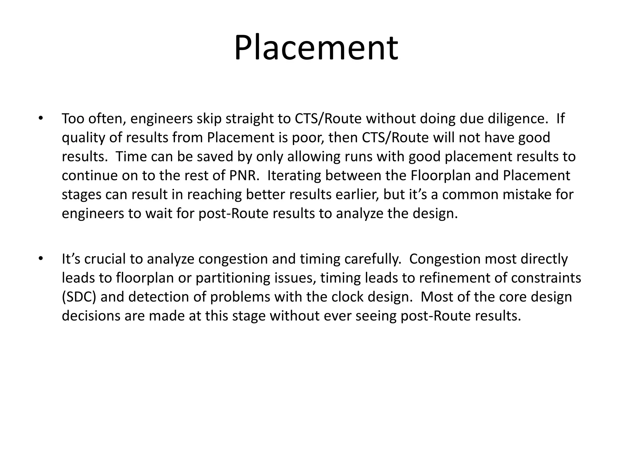 Physical Design overview | PPTX