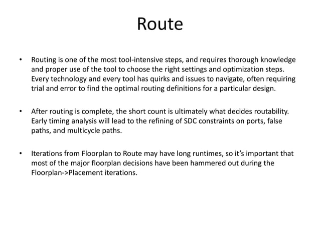 Physical Design overview | PPTX