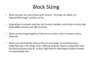 Physical Design overview | PPTX