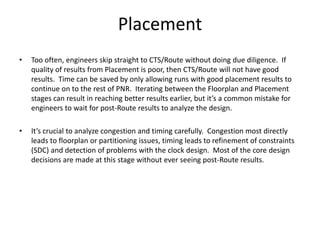 Physical Design overview | PPTX