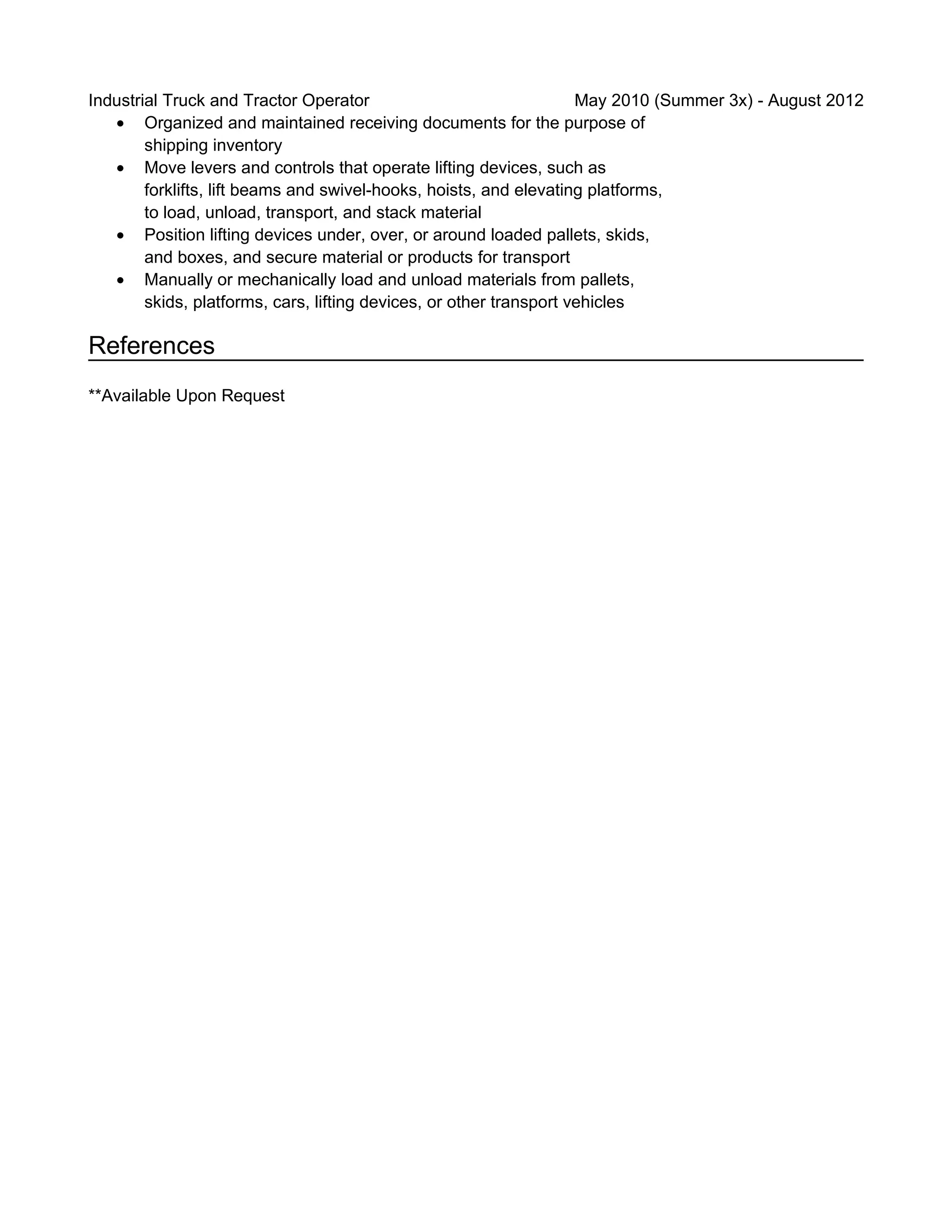 Trace Schweppe Final Resume 4 | PDF