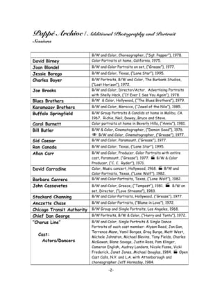 Papp+¬ A-Z Port sessions 10 pgs. | DOC