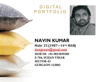 PORTFOLIO NAVIN | PPT | Free Download