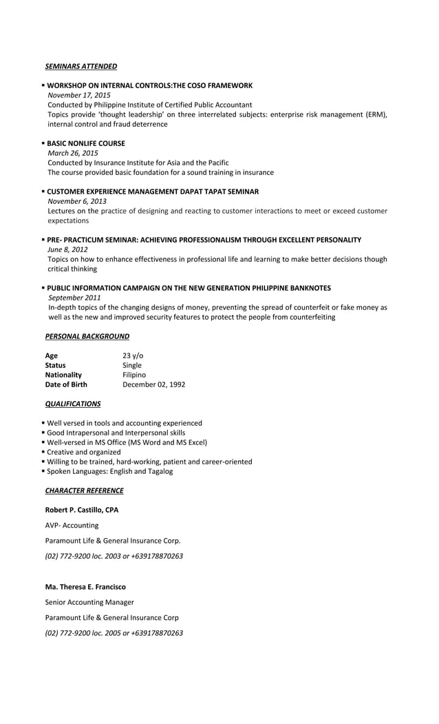 Ruby Anne Doroni- Resume | PDF