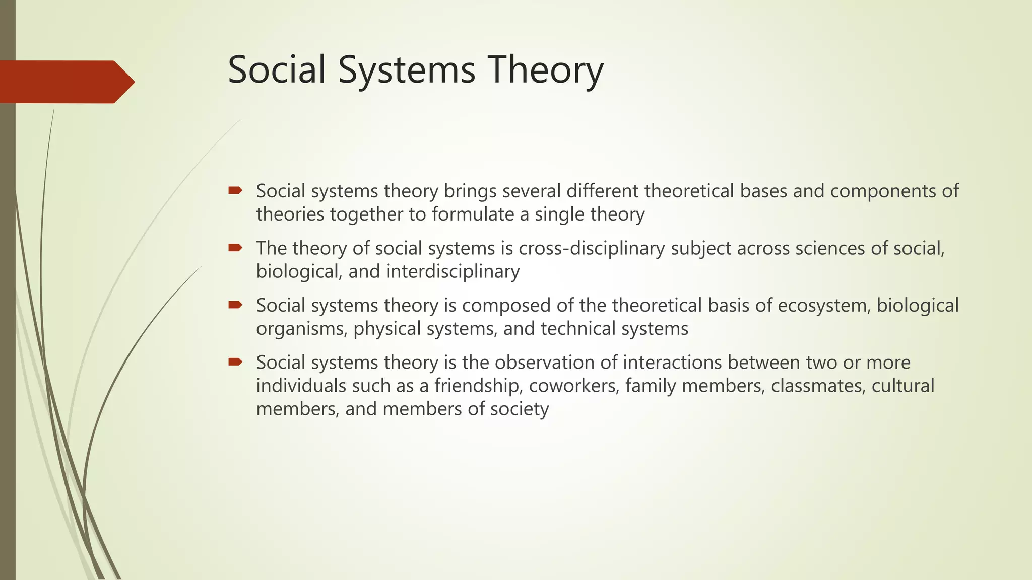 Principles of Organizational and Social Systems | PPT
