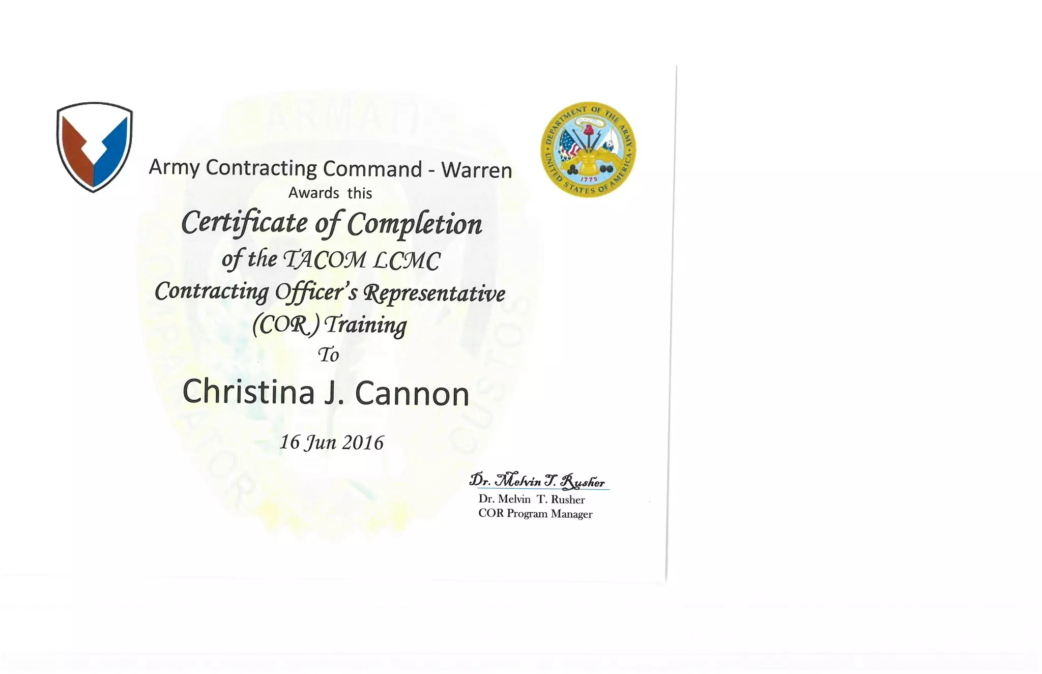 ACC-WRN_COR Training | PPT