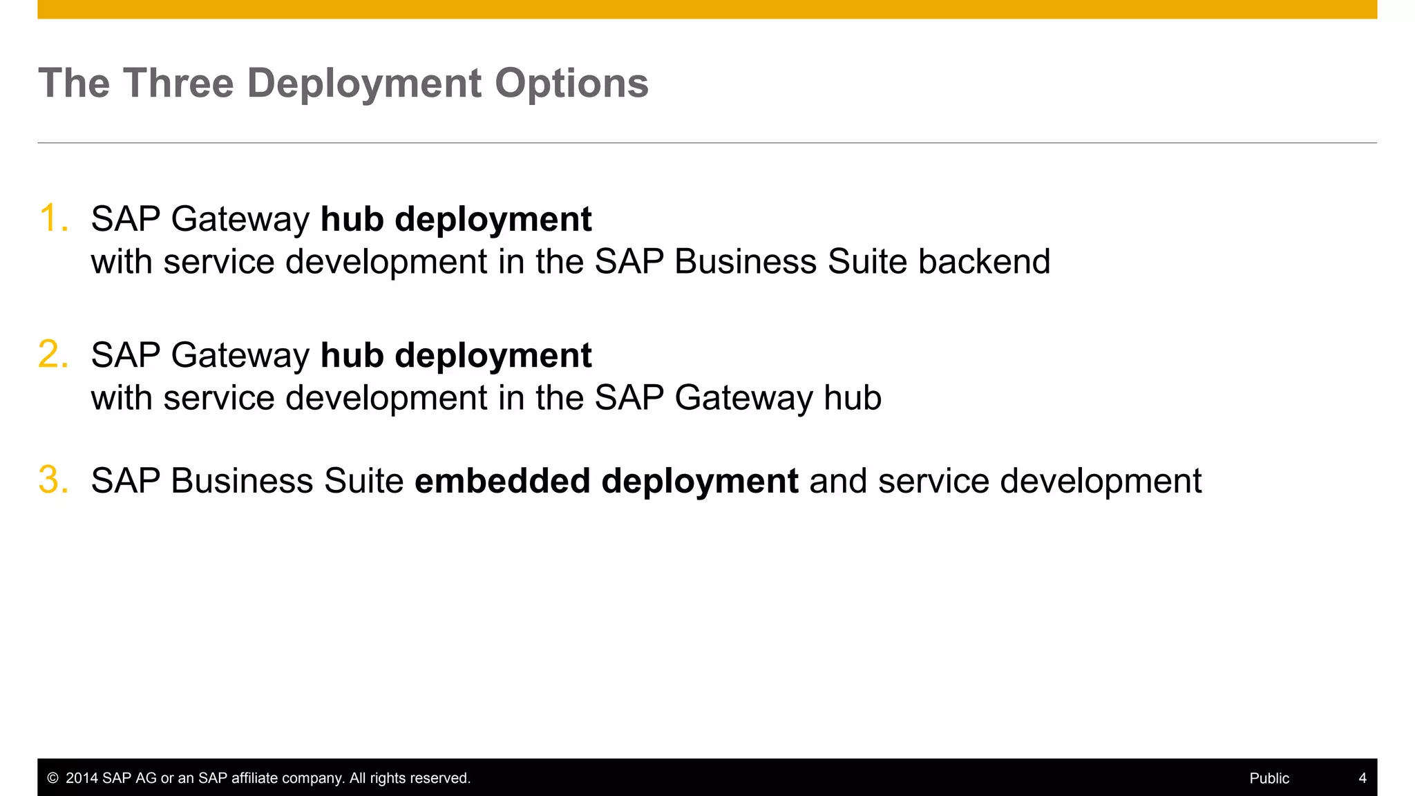 Gateway Deployment Options | PPT